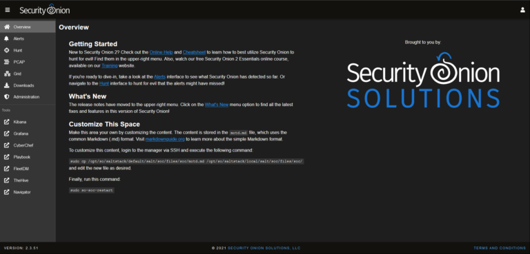 Basic installation of Security Onion 2.3 – Hagedorn